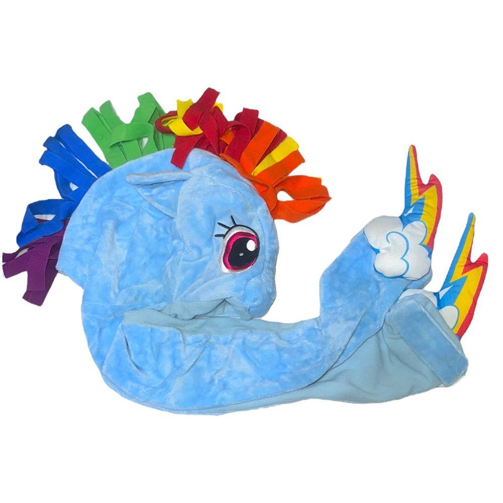 Rare!! My Little Pony Rainbow Dash Htf Hat & Scarf Cu… - Gem
